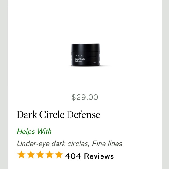 lumin | Skincare | Lumin Dark Circle Defense Moisturizing Balm And Anti ...